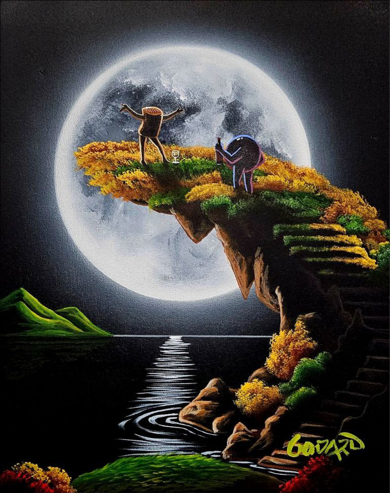 Moonlight Rendezvous - Moonlight Series – Olive Vegas Gallery