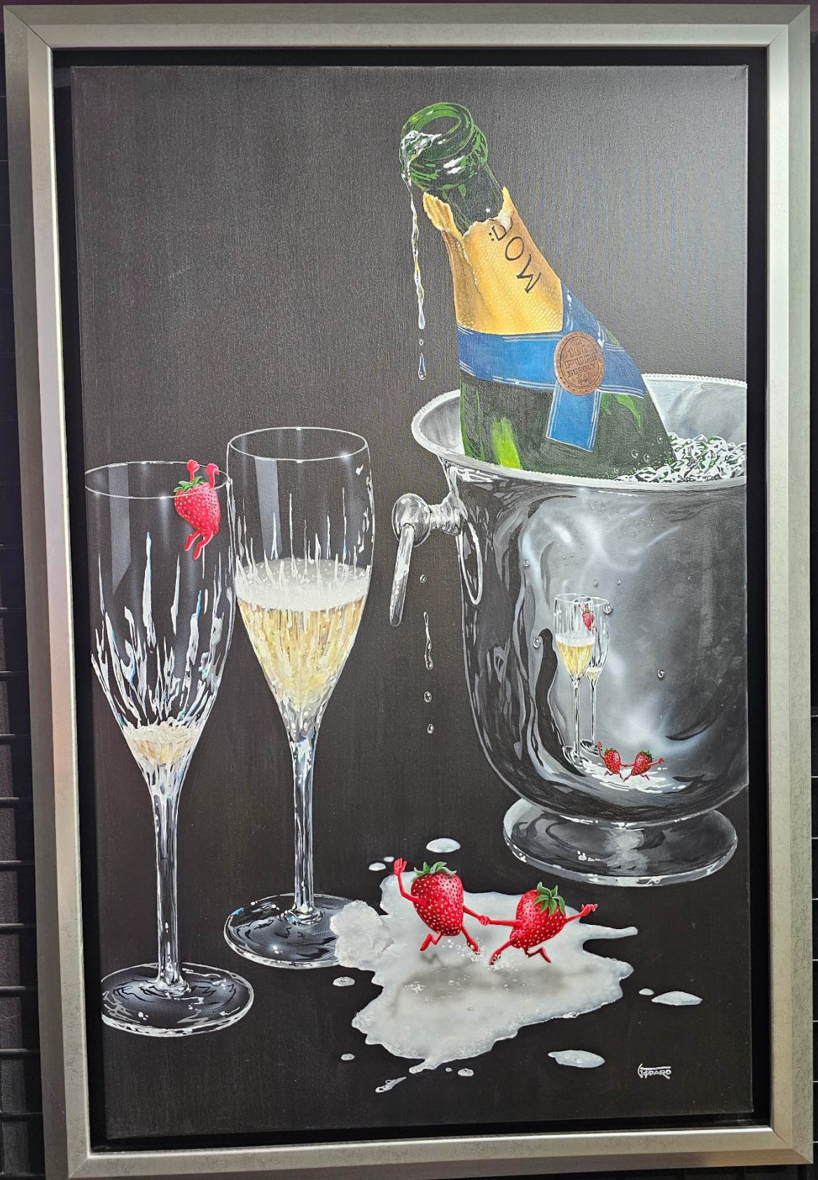 Champagne Tango Original – Olive Vegas Gallery