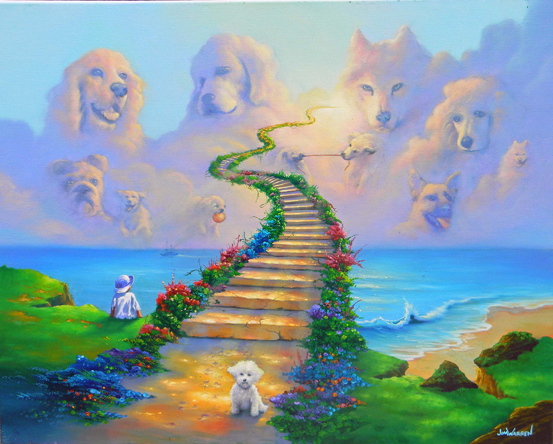 All Dogs Go to Heaven by Jim Warren – Olive Vegas Gallery