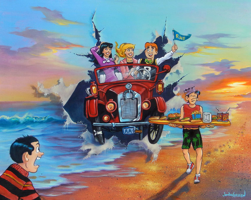 Archie's Grand Entrance by Jim Warren – Olive Vegas Gallery